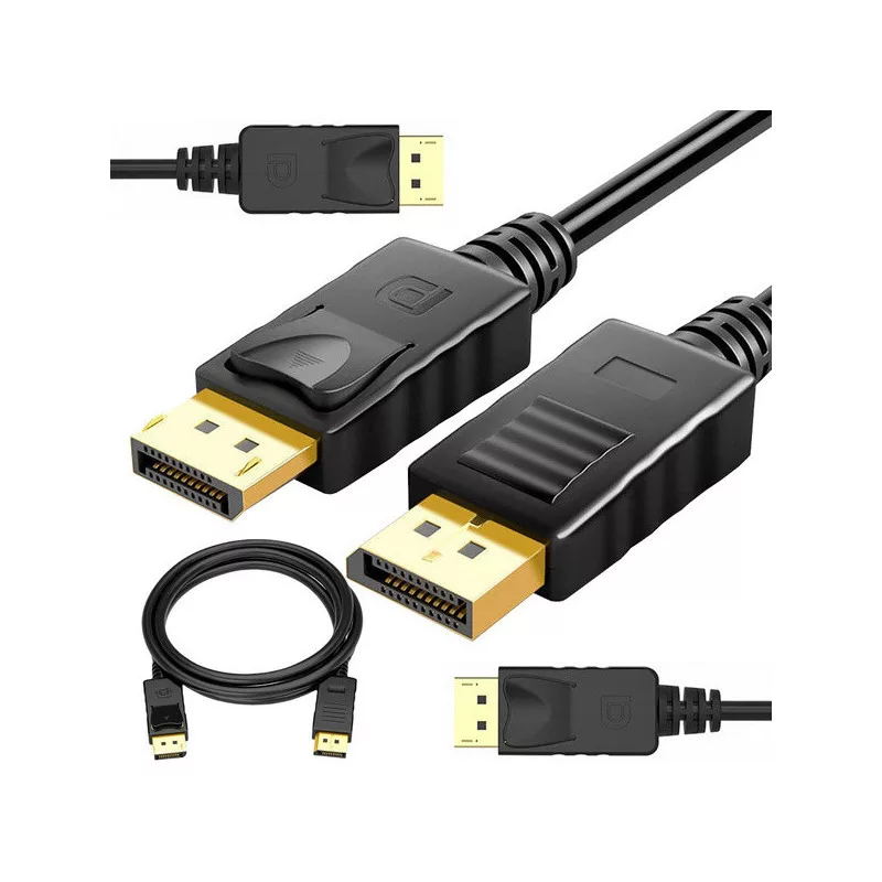 DisplayPort Kábel 1.8 m – DP 1.2 Video és Audio Átvitellel,